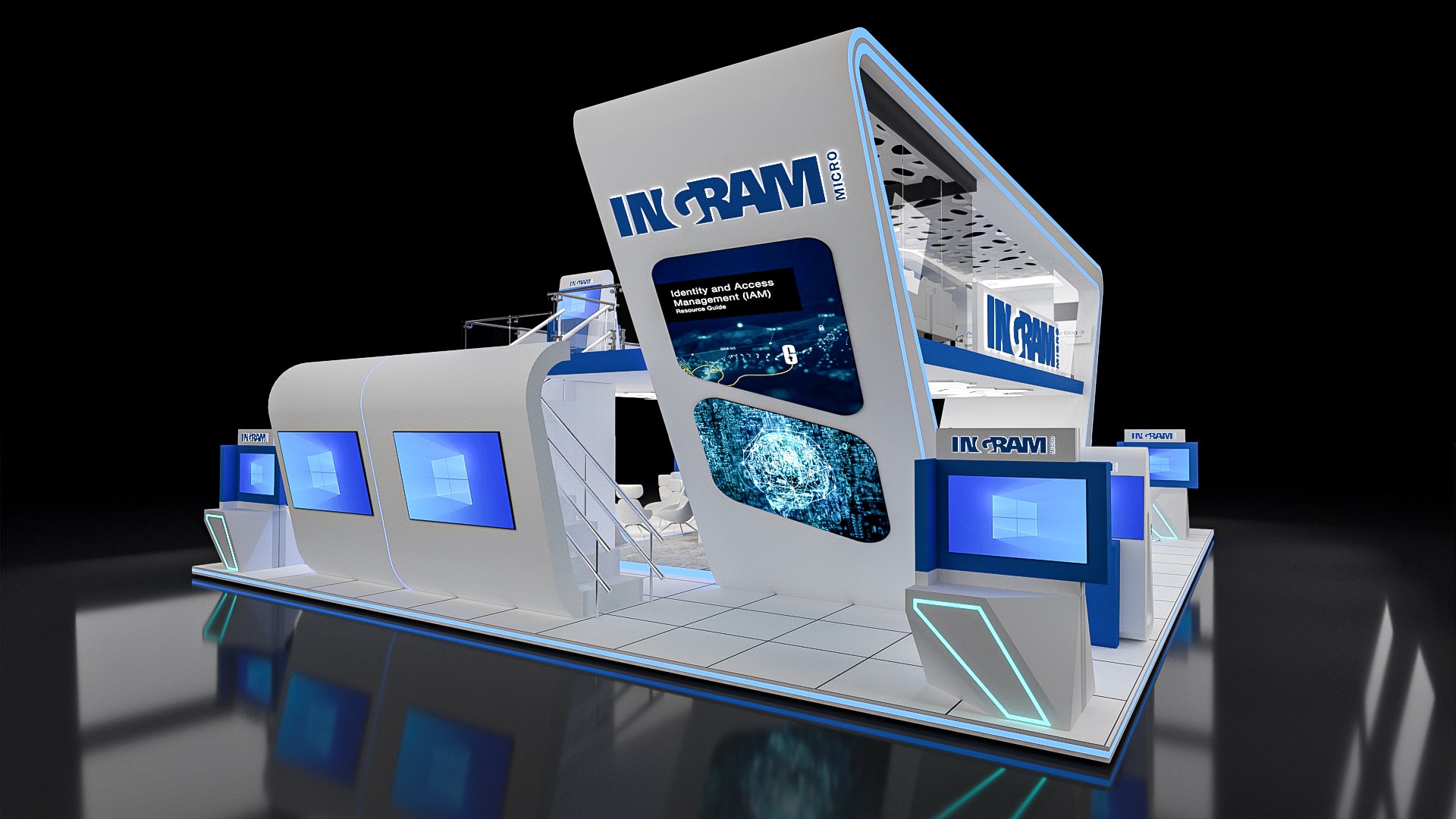 4 Side Open Stand 3D Model - TurboSquid 1994712
