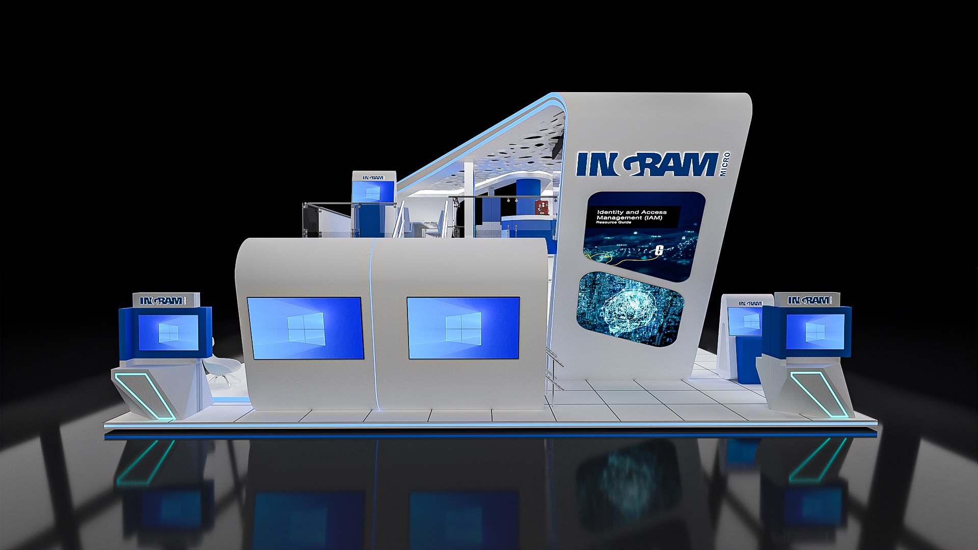 4 Side Open Stand 3D Model - TurboSquid 1994712