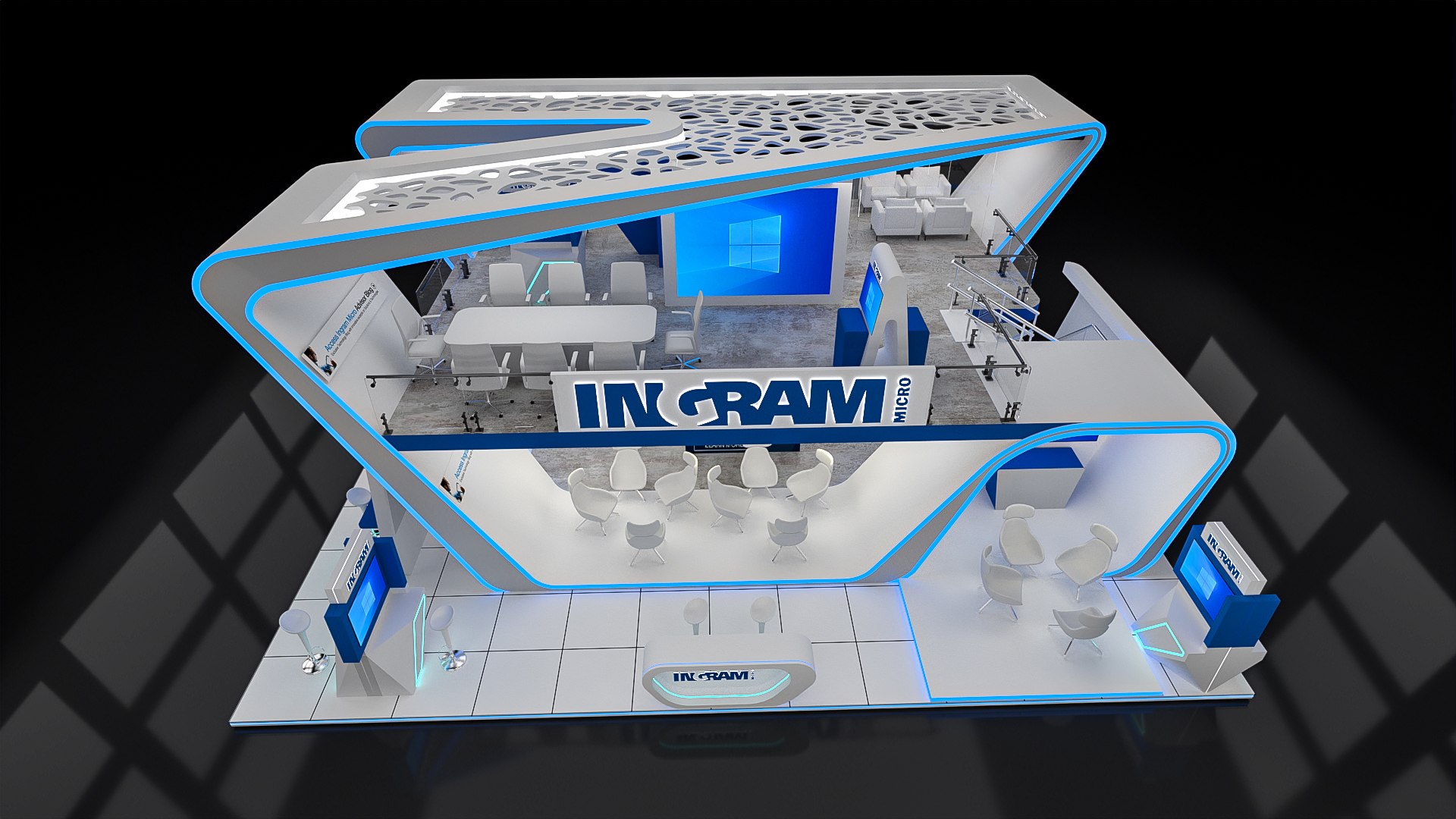 4 Side Open Stand 3D Model - TurboSquid 1994712