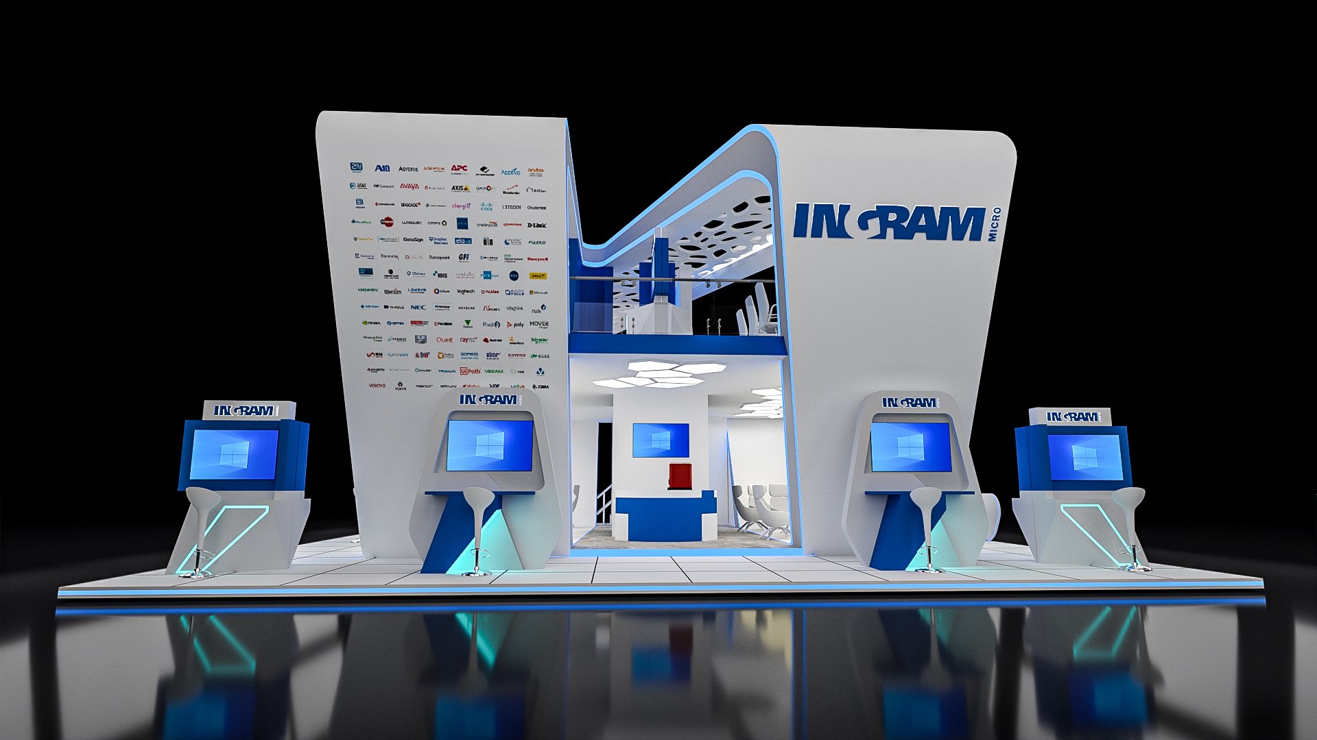 4 Side Open Stand 3D Model - TurboSquid 1994712