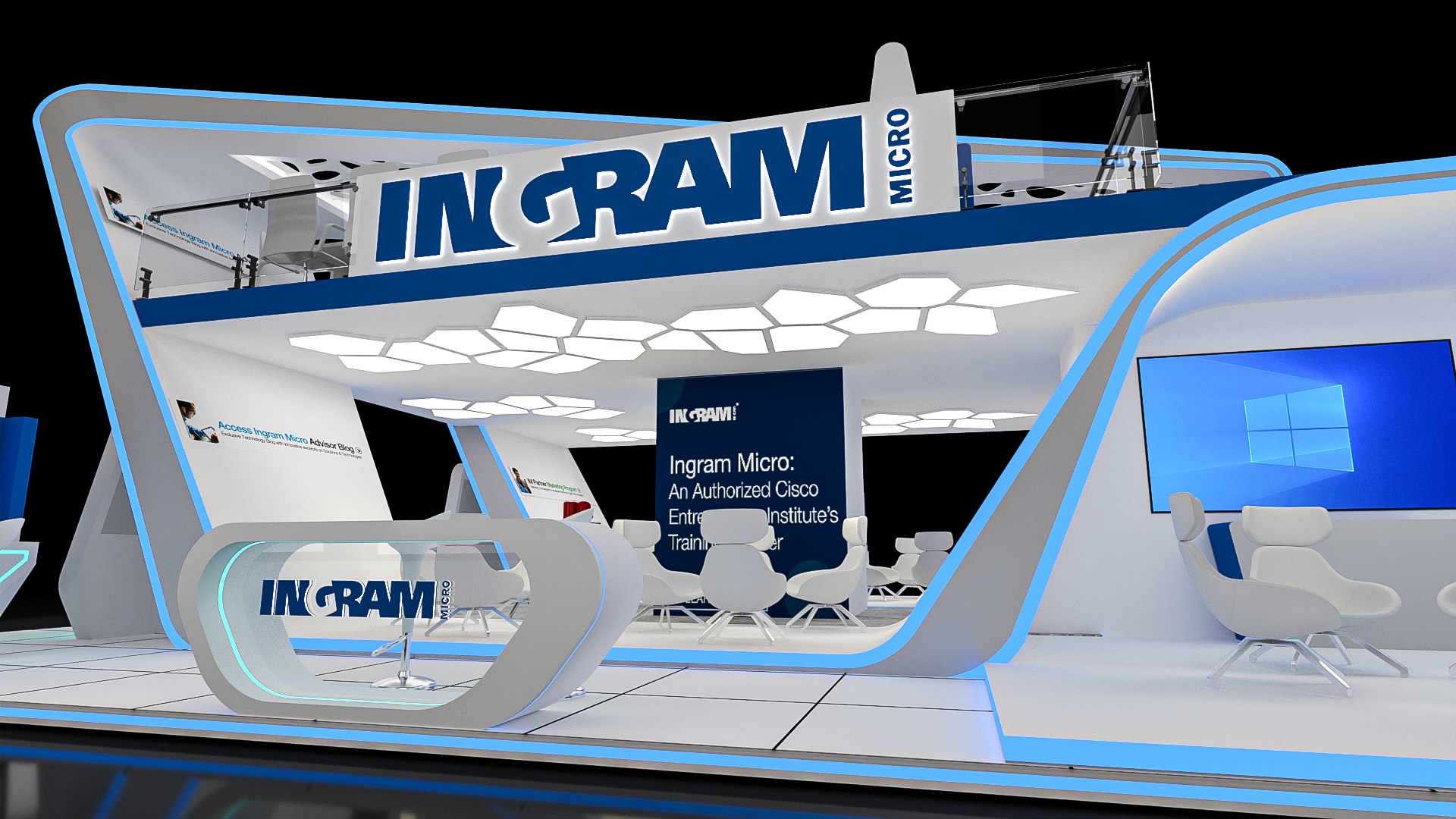 4 Side Open Stand 3D Model - TurboSquid 1994712