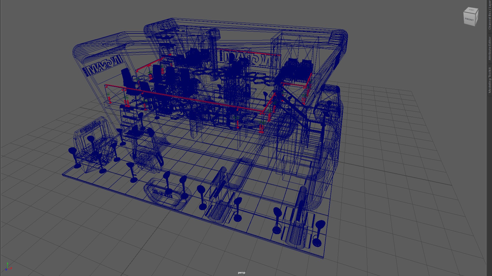 4 Side Open Stand 3D Model - TurboSquid 1994712