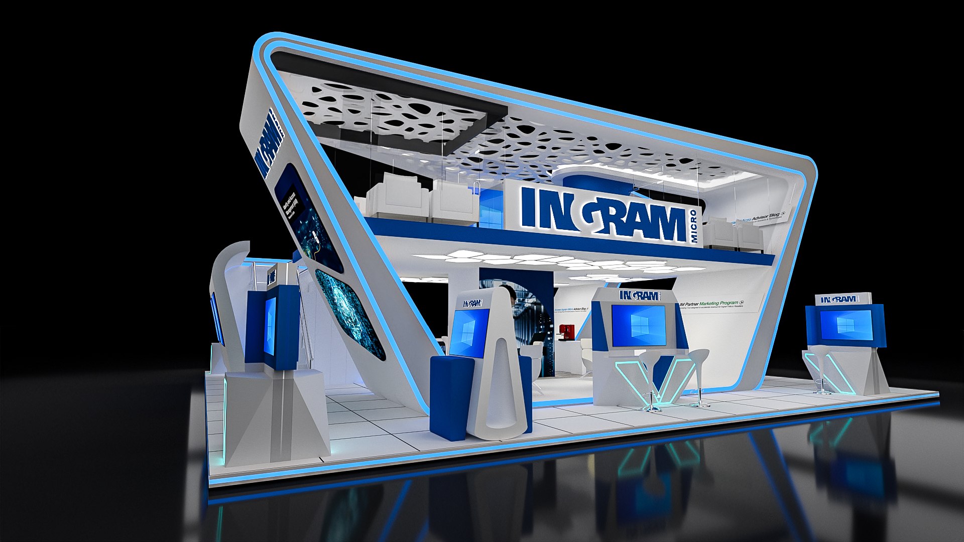 4 Side Open Stand 3D Model - TurboSquid 1994712