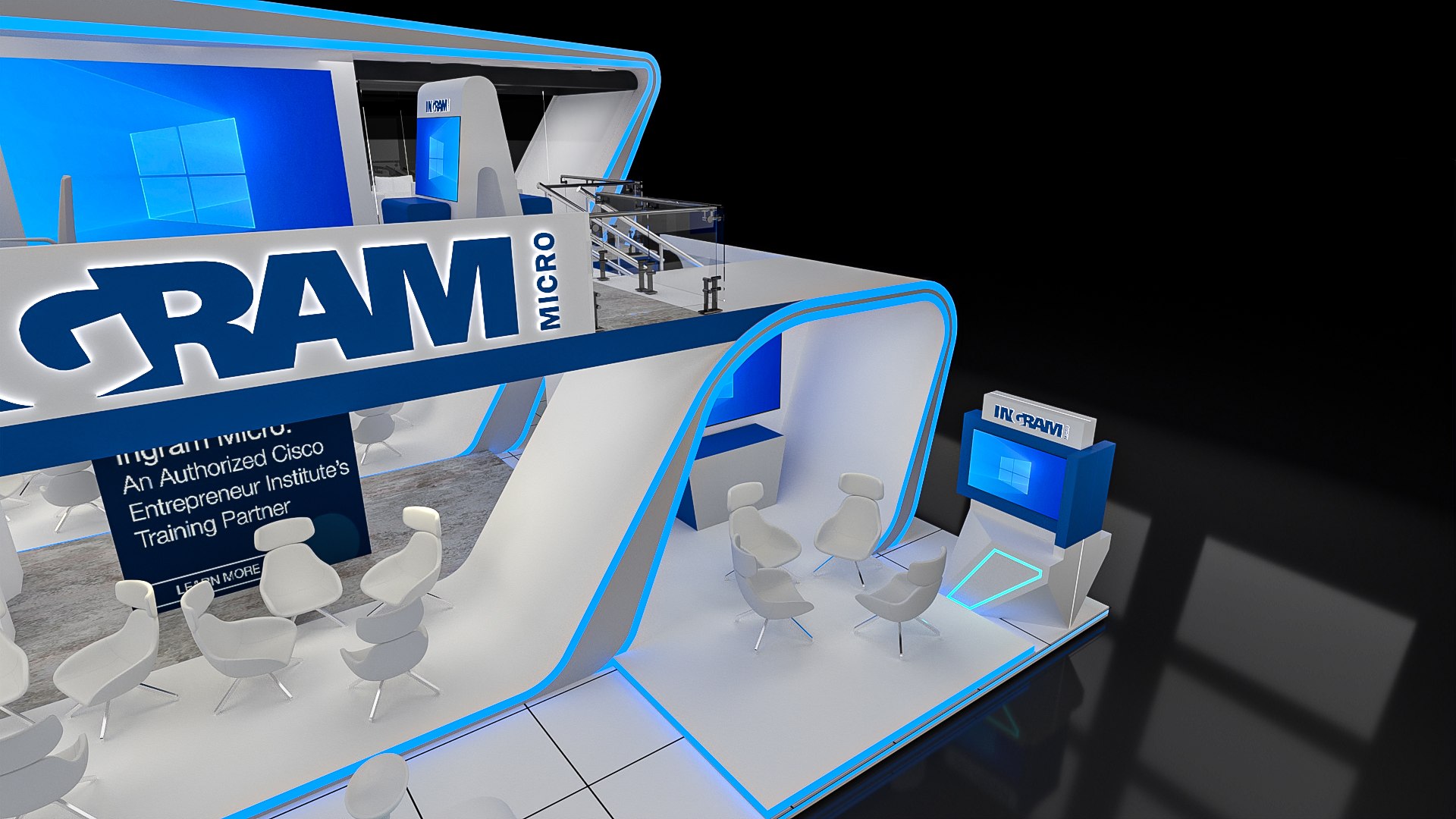 4 Side Open Stand 3D Model - TurboSquid 1994712