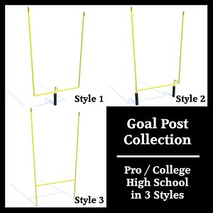 Free 3D Goal-Post Models | TurboSquid