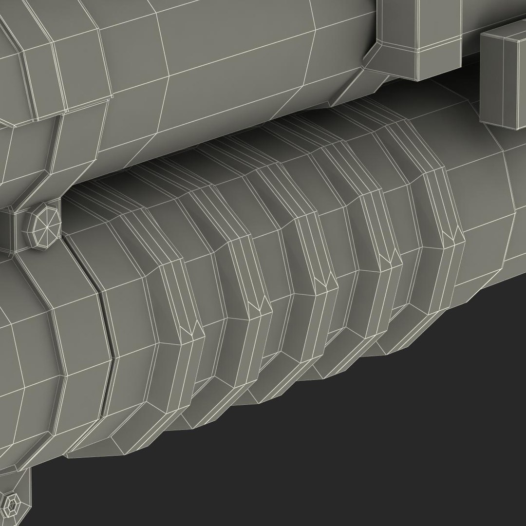 Grenade Launcher Ex-41 3d Max