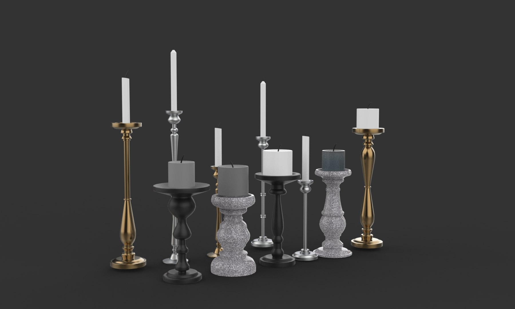 Candlelight Stand 3D Model 3D Model - TurboSquid 2335137