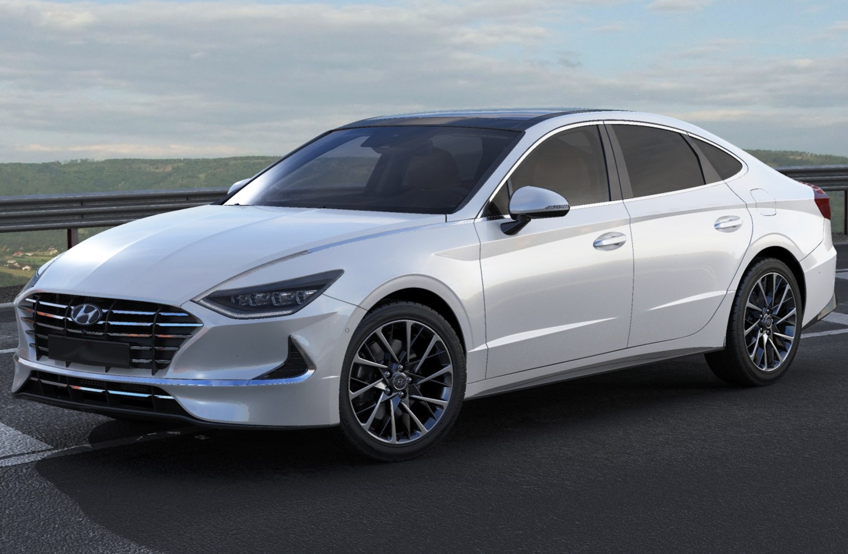 3D hyundai sonata 2020 - TurboSquid 1458844