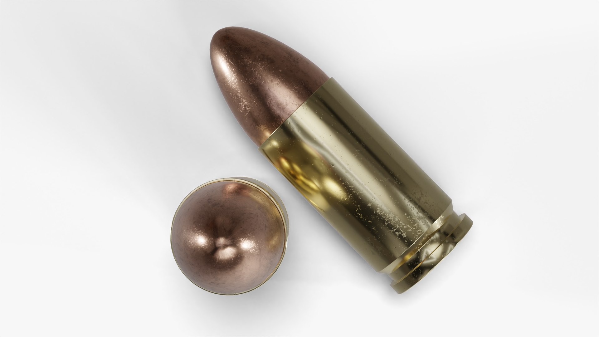 3D 9mm Luger Bullet Model - TurboSquid 2184053