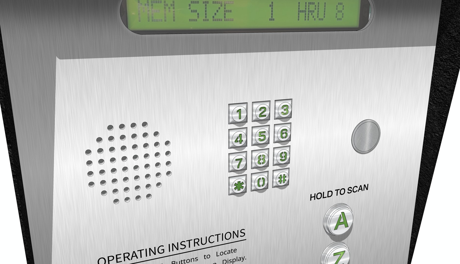 3D Model DoorKing 1835 Building Entry Box - TurboSquid 2174210