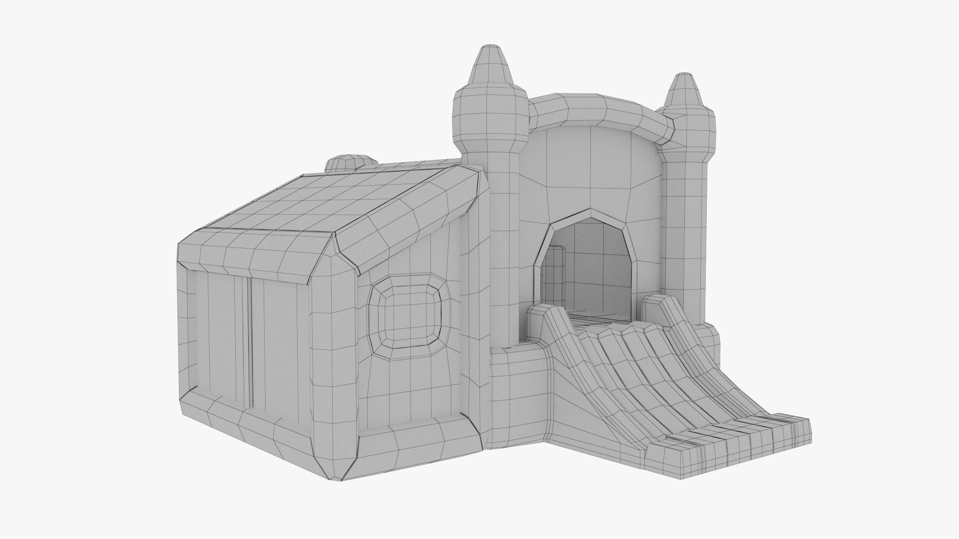 Inflatable Bounce House For Kids 3D Model - TurboSquid 2253502
