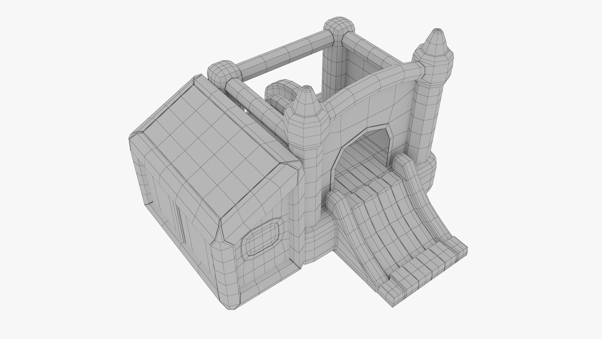 Inflatable Bounce House For Kids 3D Model - TurboSquid 2253502