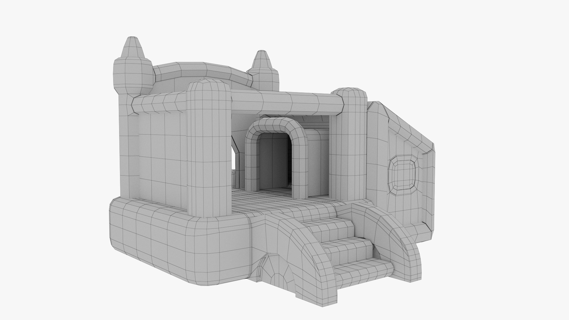 Inflatable Bounce House For Kids 3D Model - TurboSquid 2253502