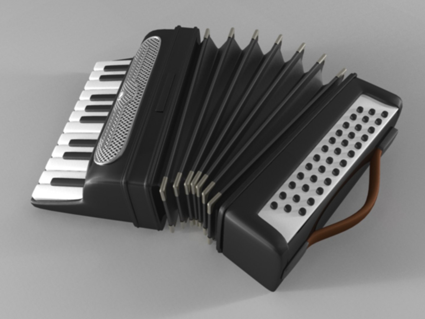 Free Accordion 3d Model
