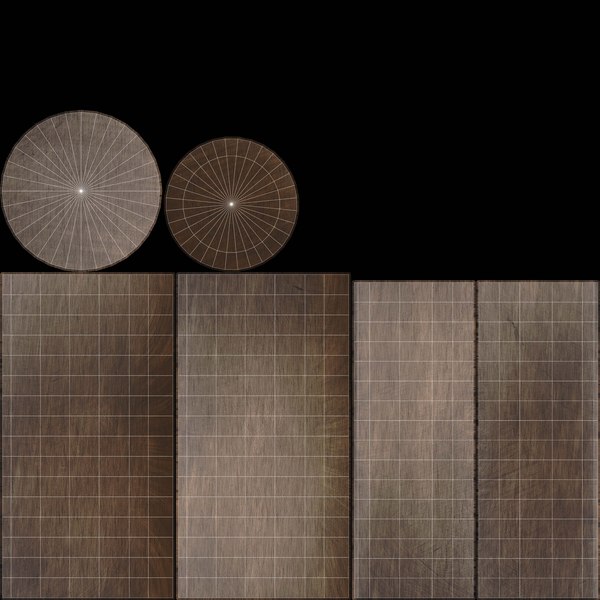 3D Wooden Plate - TurboSquid 2012228