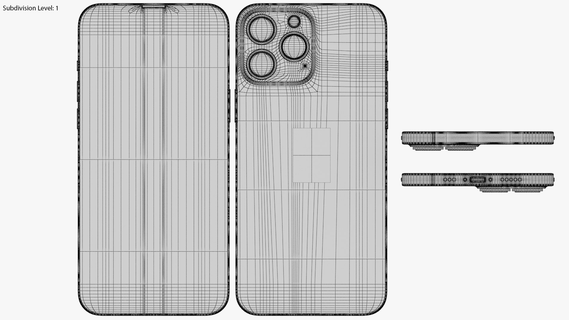 Apple IPhone 13 Pro Max Blue 3D Model - TurboSquid 1788603
