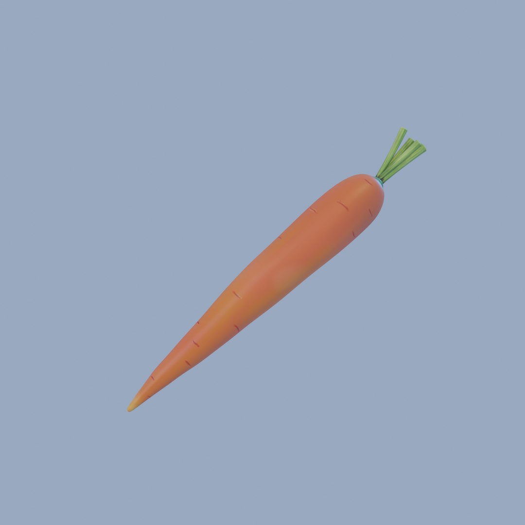 Carrot Cartoons Games Model - TurboSquid 1460127