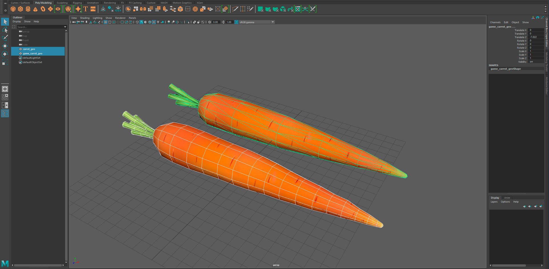 Carrot Cartoons Games Model - TurboSquid 1460127