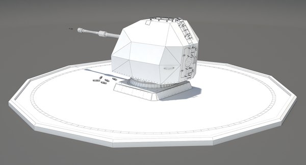 modelo 3d 4 Cañón naval Mk-8 Mod 1 de 5 pulgadas - TurboSquid 1882437