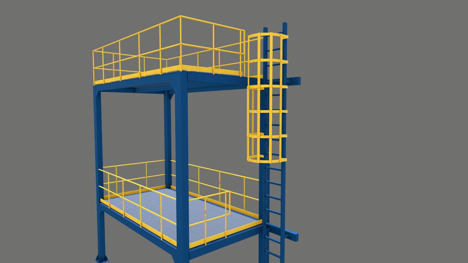 3D Platform Structure Model - TurboSquid 2316756
