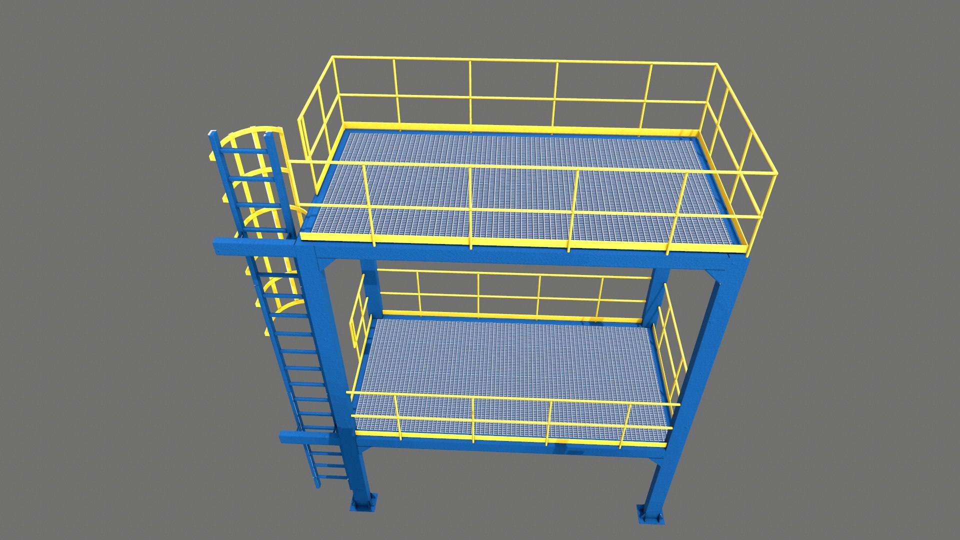 3D Platform Structure Model - TurboSquid 2316756