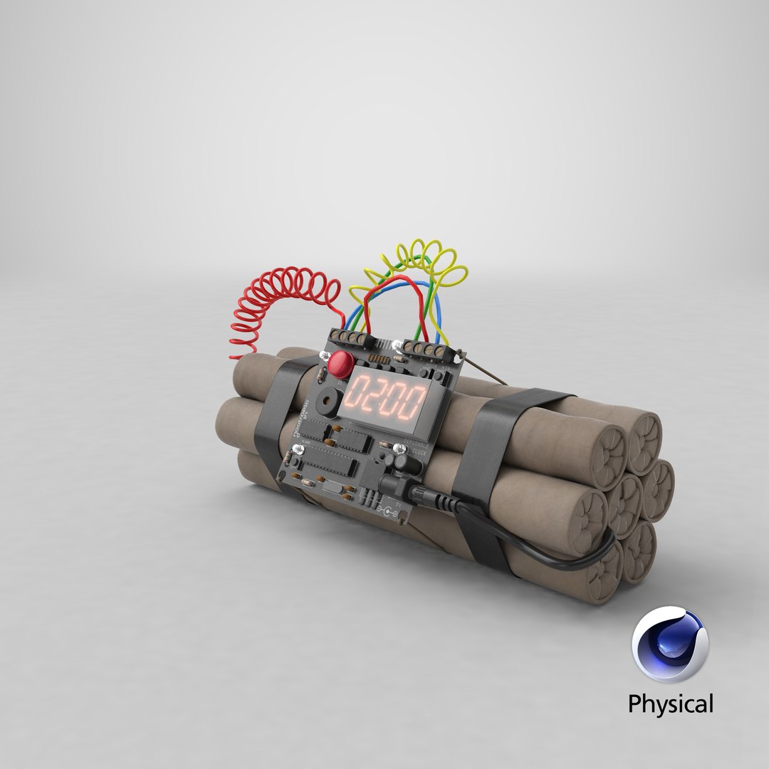 3D Bomb 01 2 Min Model - TurboSquid 1662430