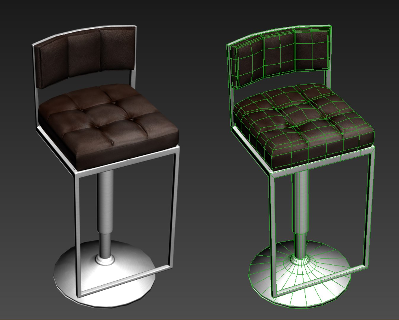 3D Bar Stool Model - TurboSquid 1438798