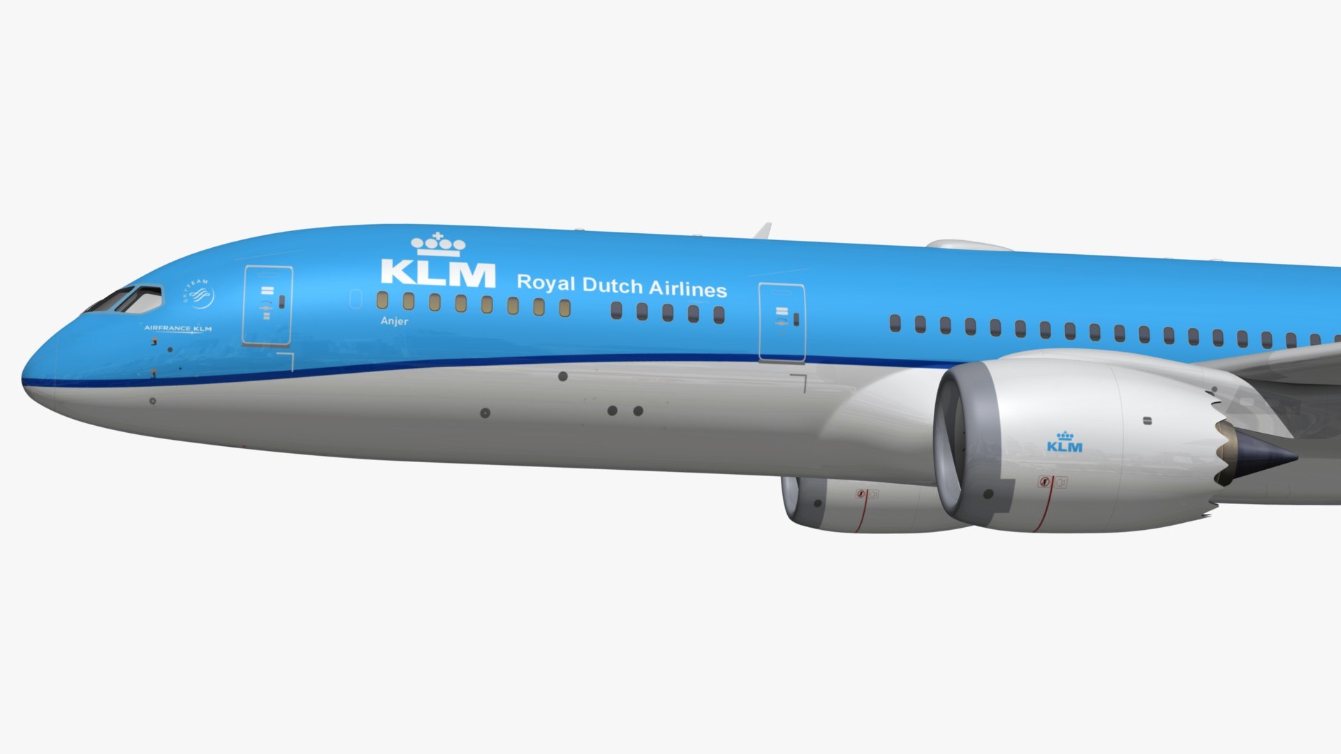 Boeing 787 KLM 3D Model - TurboSquid 1896139