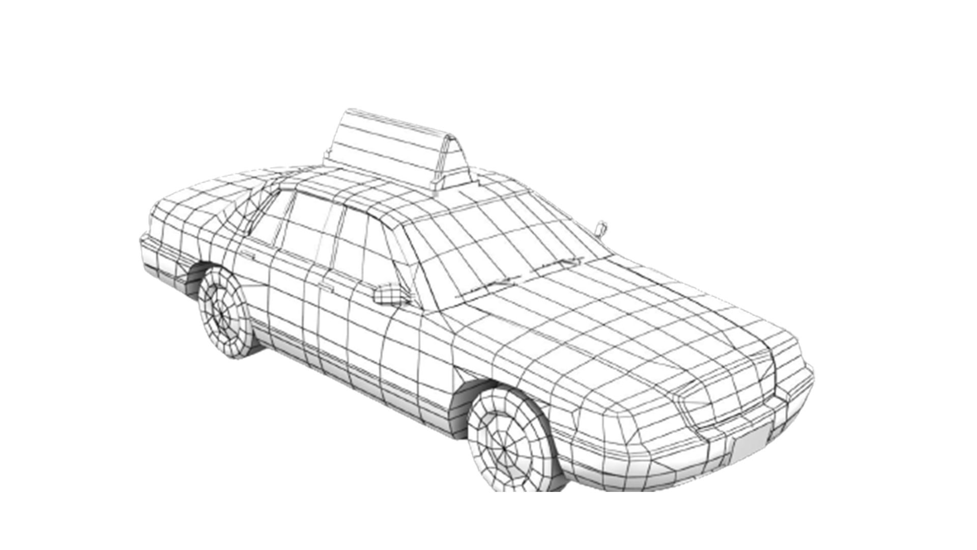 3D Low Poly Cab New York Yellow Taxi Model - TurboSquid 2115248