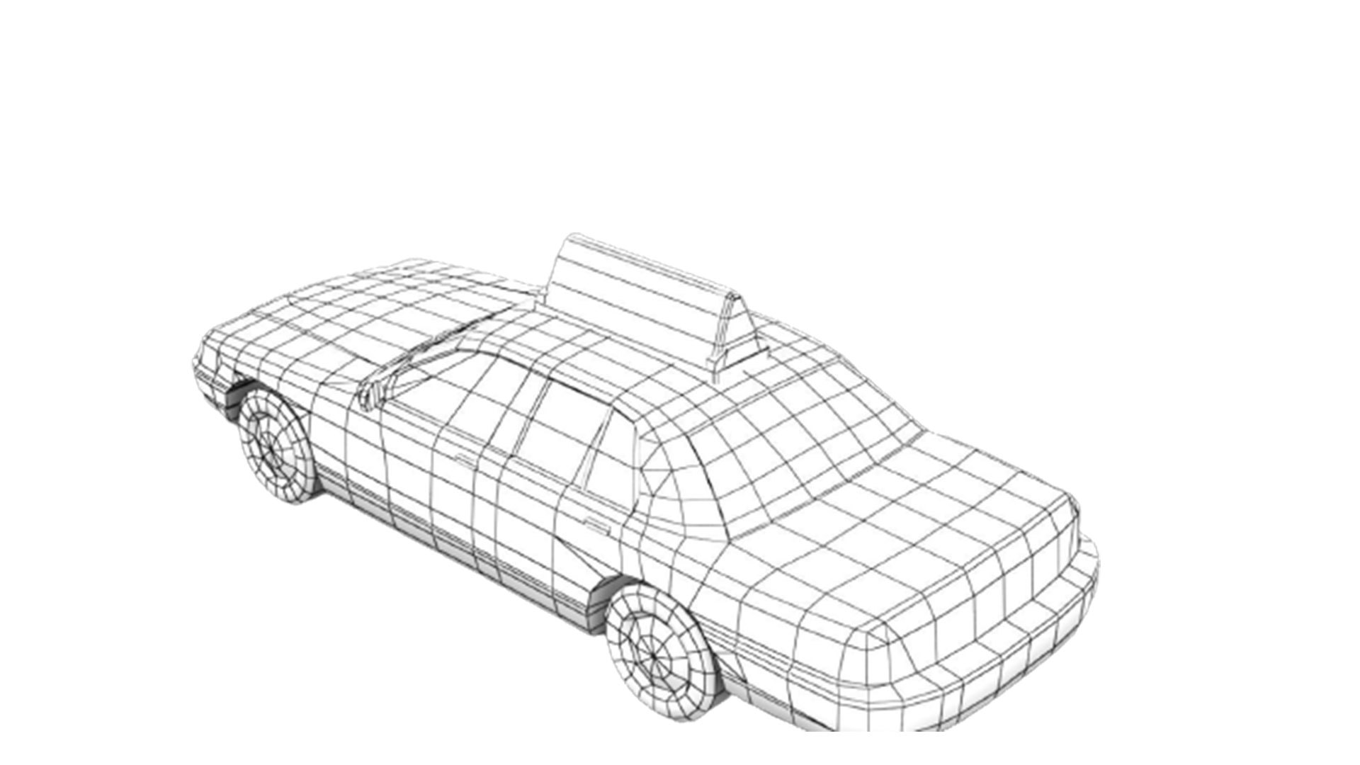 3D Low Poly Cab New York Yellow Taxi Model - TurboSquid 2115248