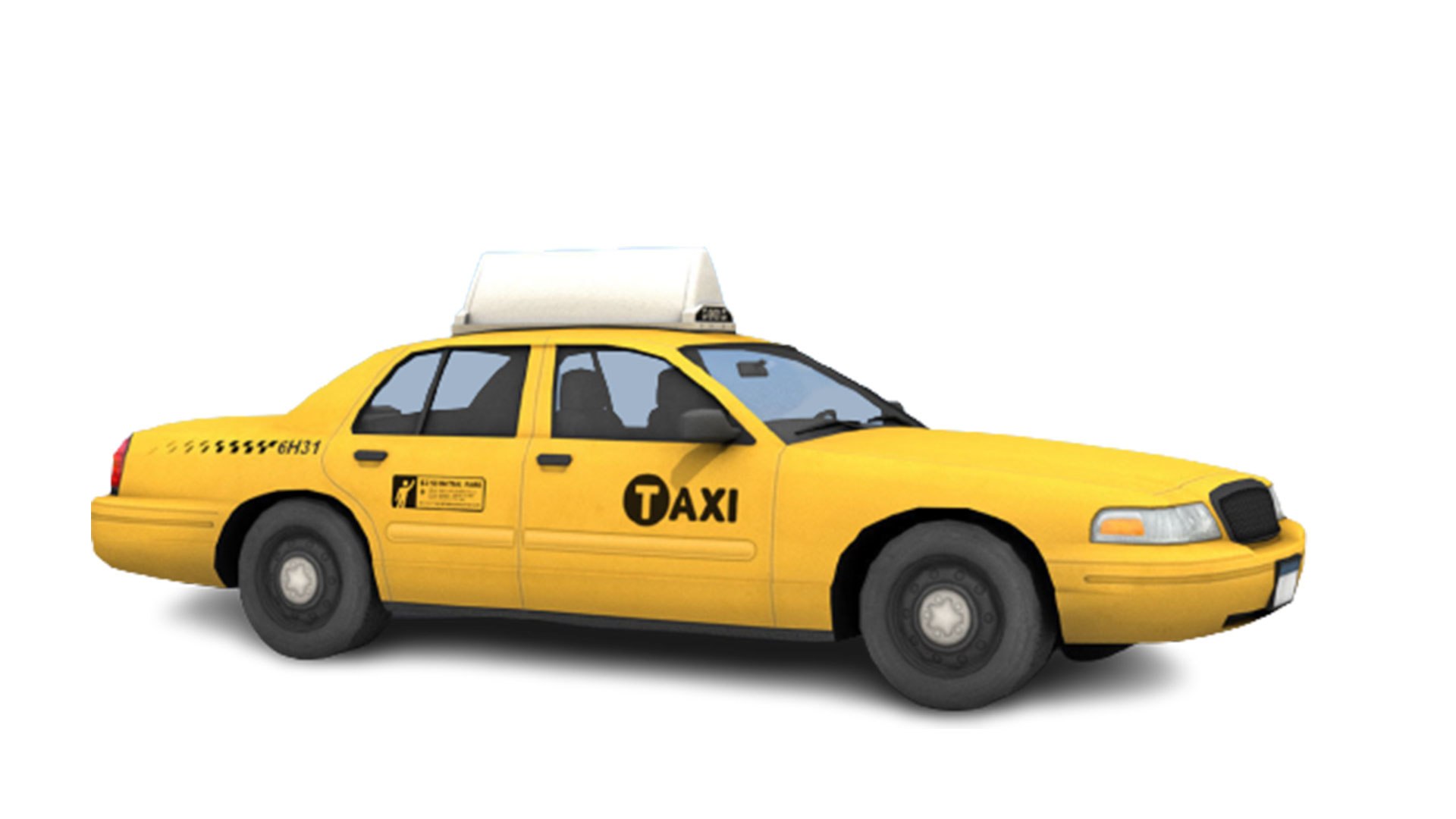 3D Low Poly Cab New York Yellow Taxi Model - TurboSquid 2115248