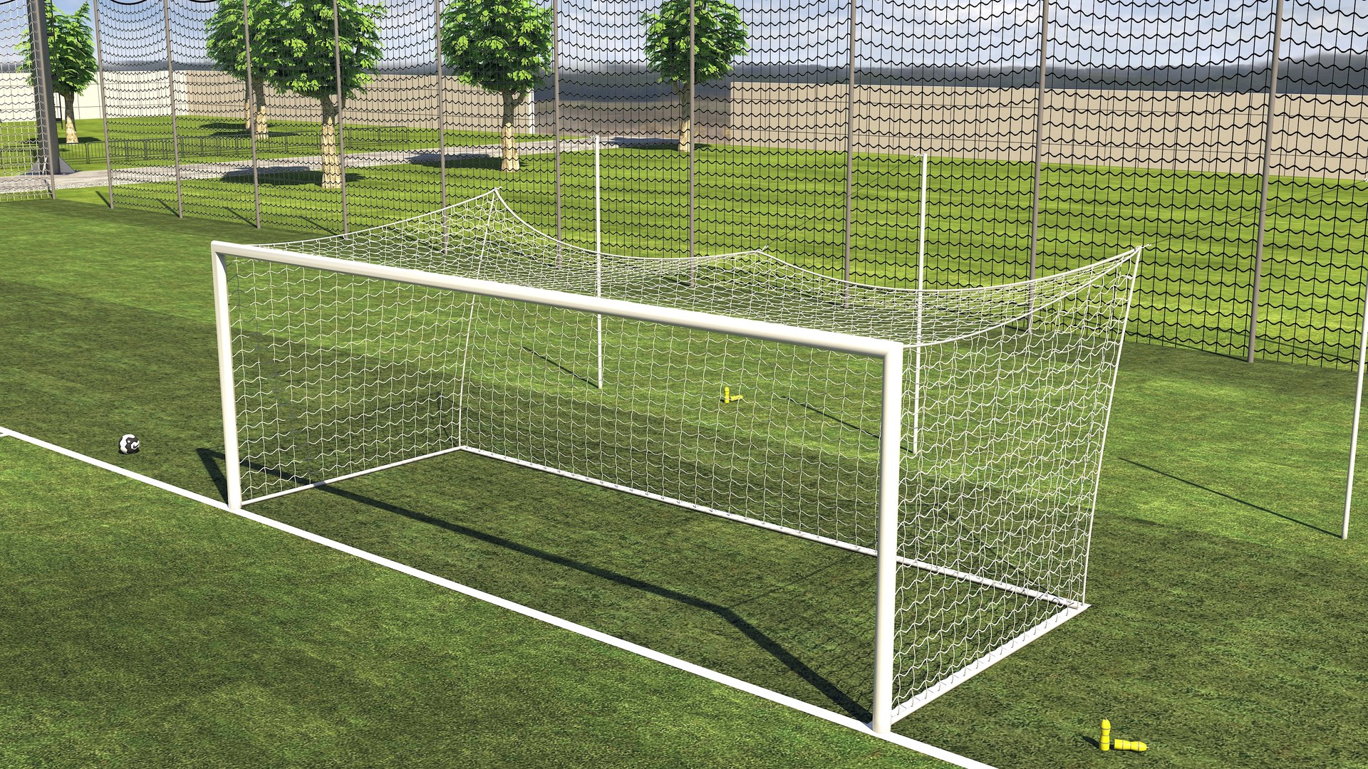 3D model football training ground - TurboSquid 1559286