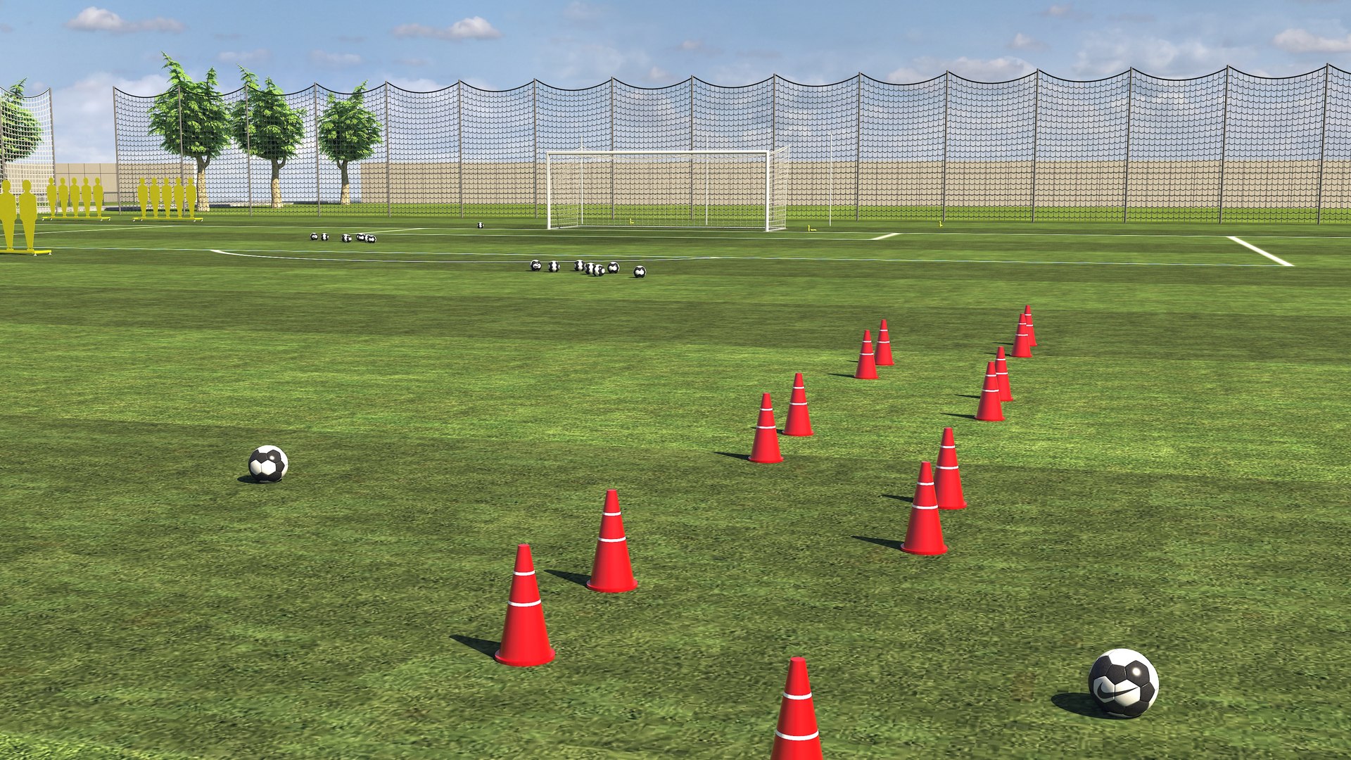 3D model football training ground - TurboSquid 1559286