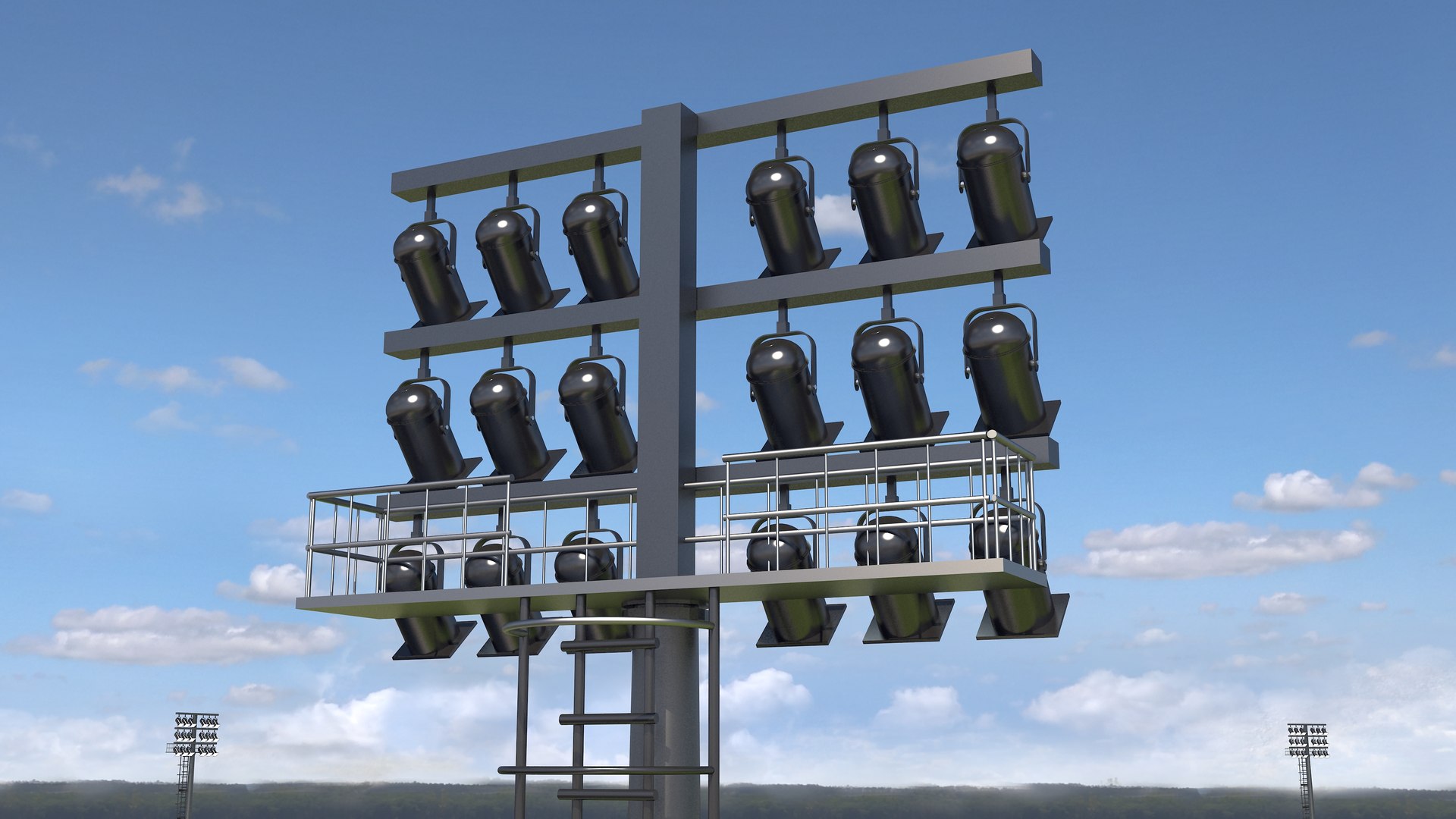 3D model football training ground - TurboSquid 1559286