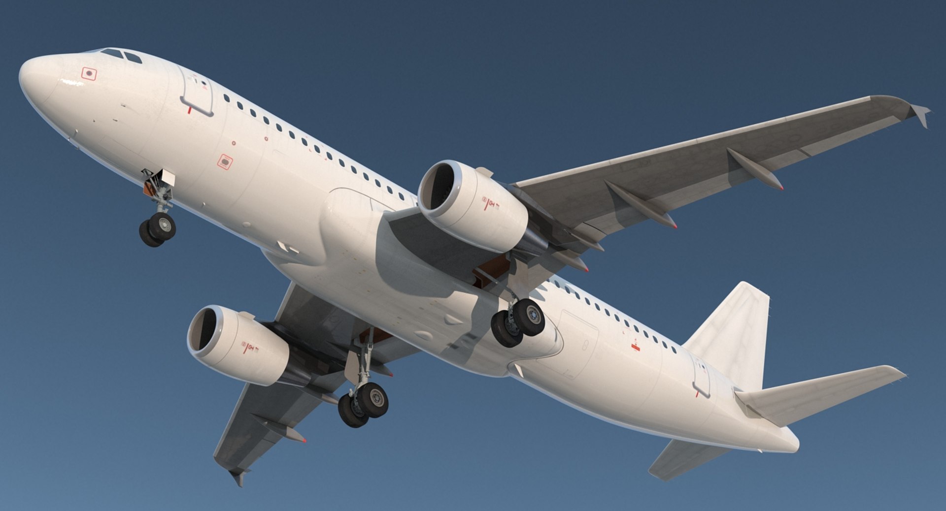 3D model airbus a320 generic - TurboSquid 1230754