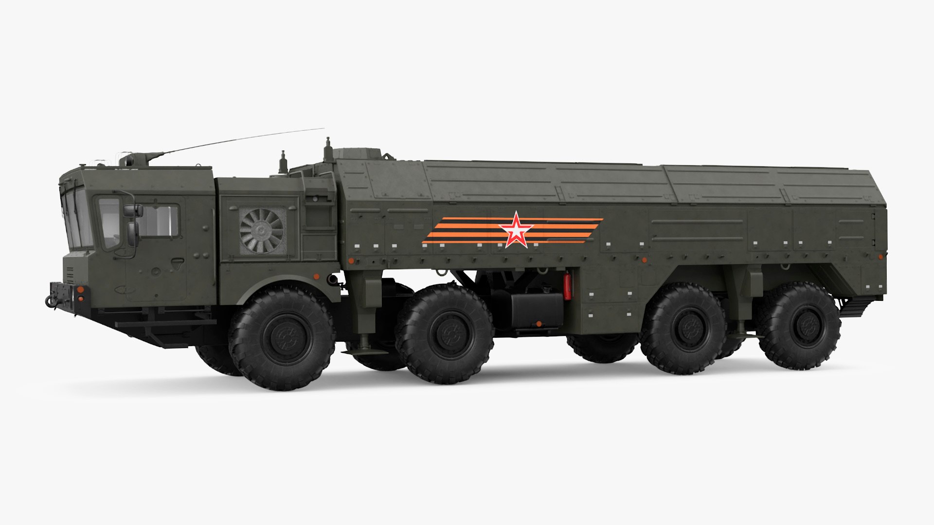 Tactical Missile System Iskander SS-26 Stone Rigged Model - TurboSquid ...