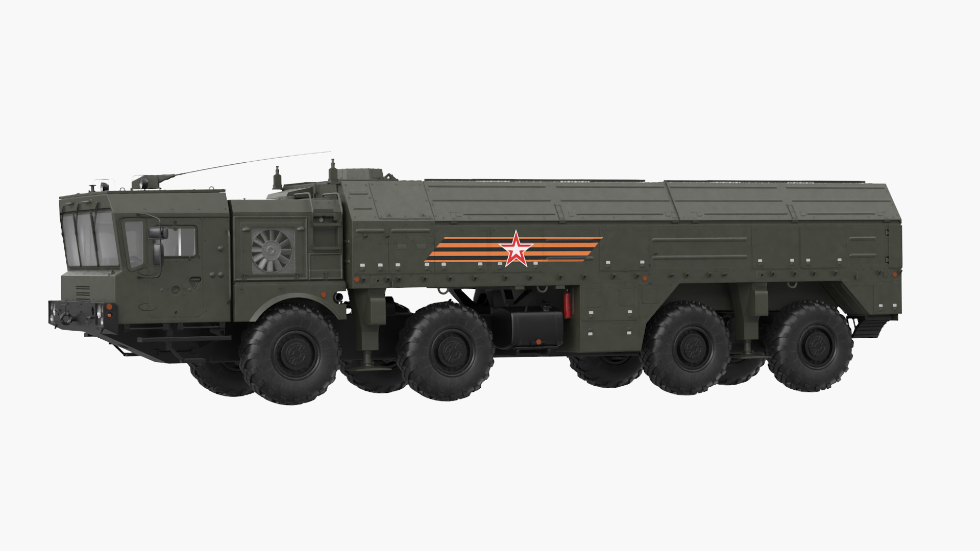 Tactical Missile System Iskander SS-26 Stone Rigged Model - TurboSquid ...