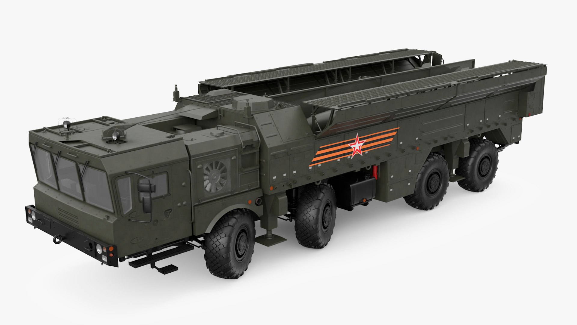 Tactical Missile System Iskander SS-26 Stone Rigged Model - TurboSquid ...