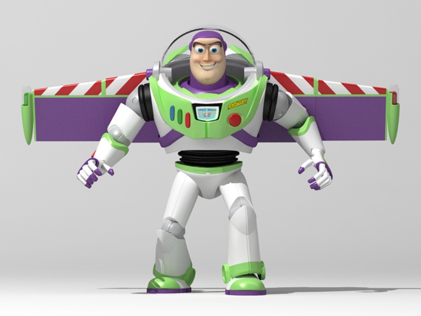 3ds max buzz lightyear woody rigged characters