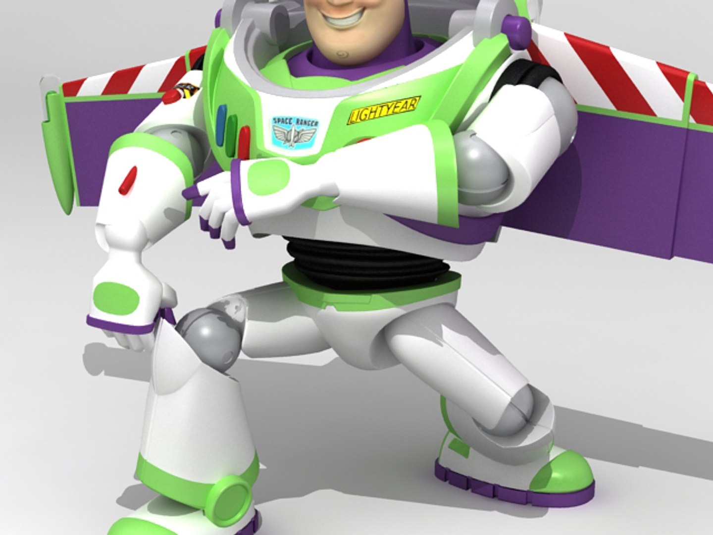 3ds max buzz lightyear woody rigged characters