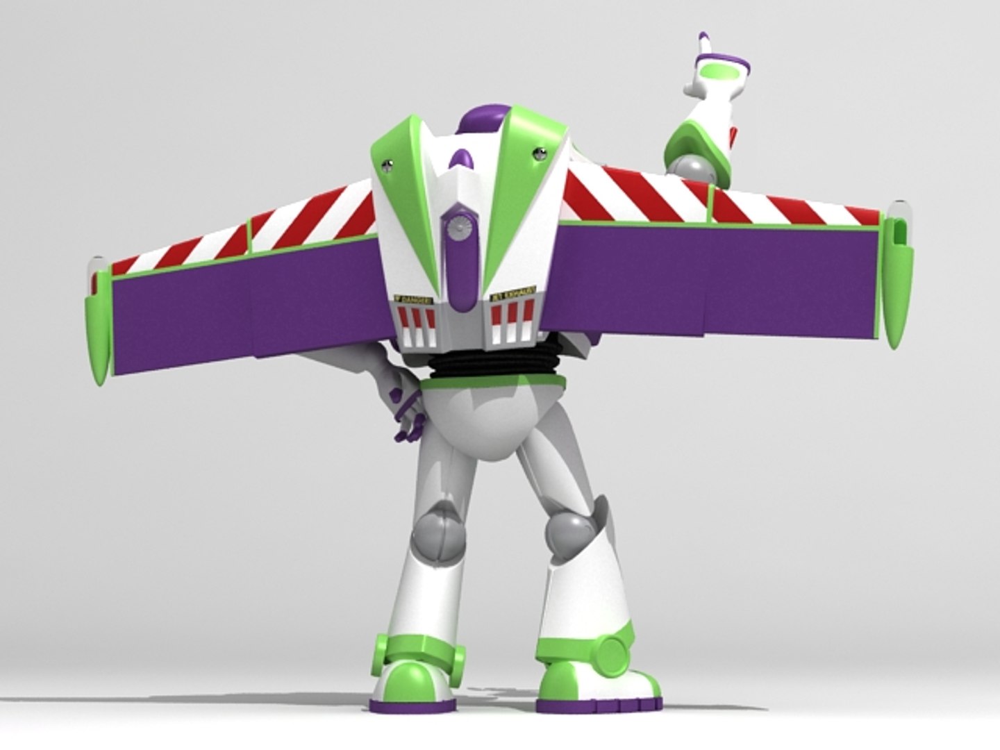 3ds max buzz lightyear woody rigged characters
