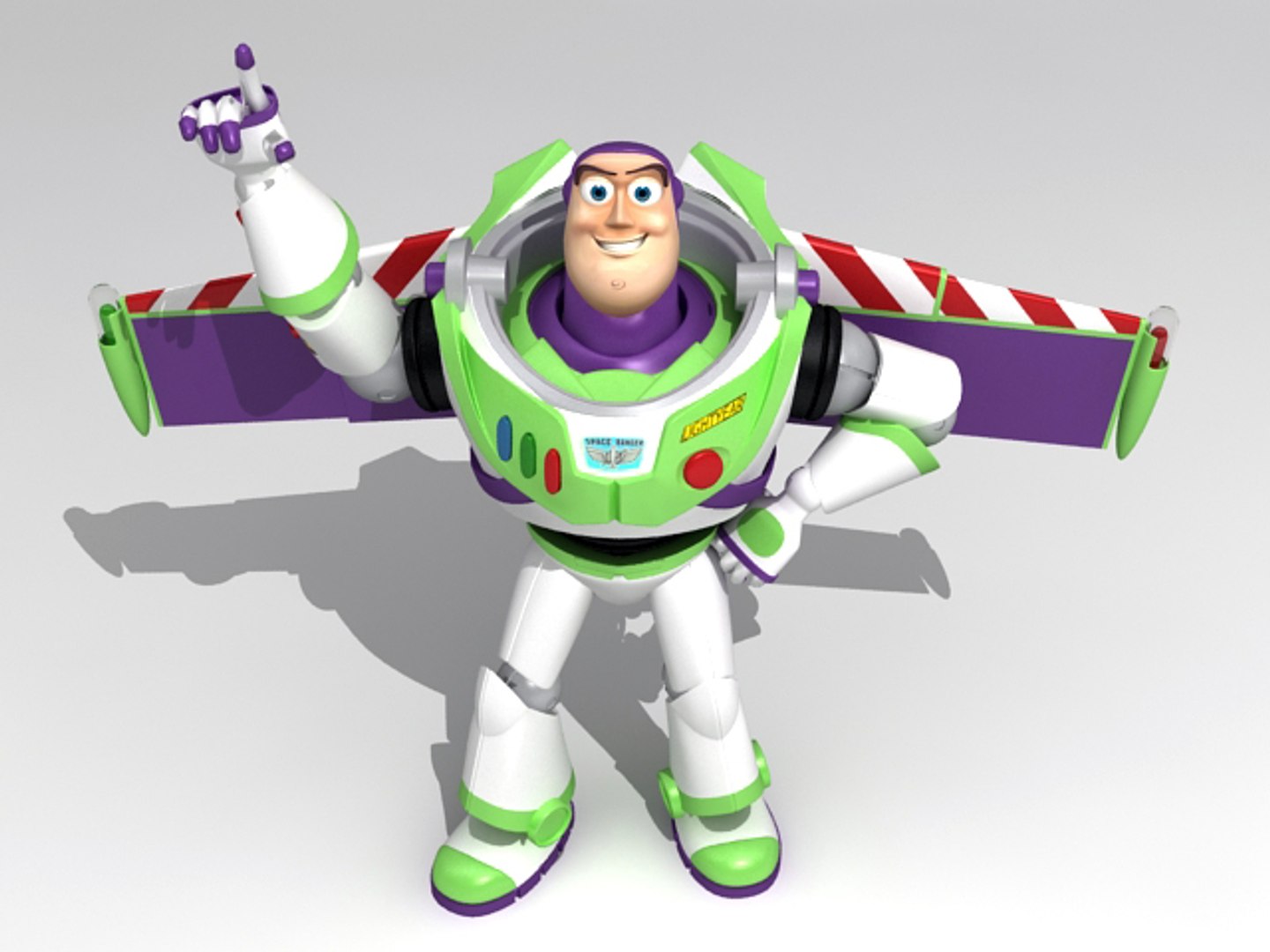 3ds max buzz lightyear woody rigged characters