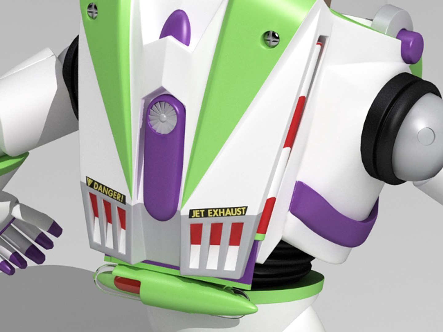 3ds max buzz lightyear woody rigged characters