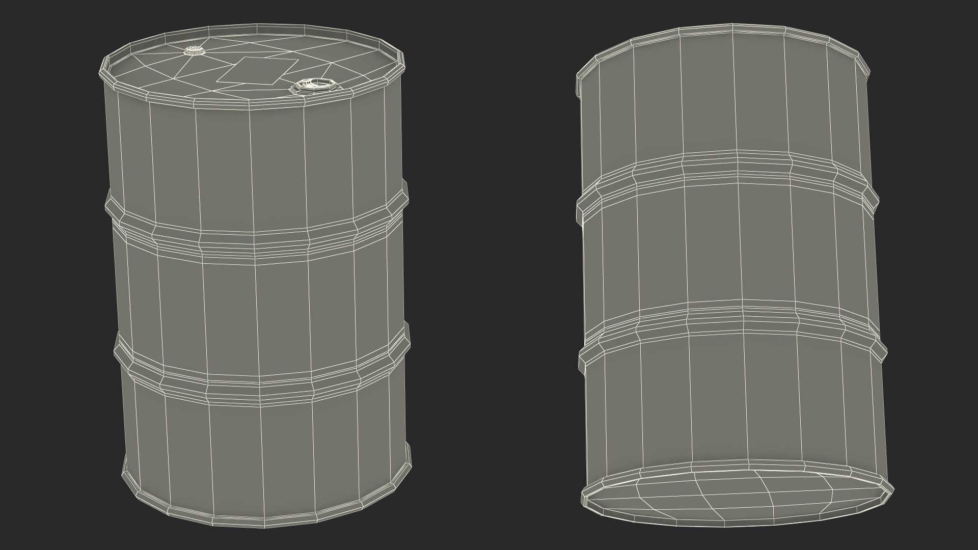 3D Shell Oil Drum - TurboSquid 2310844