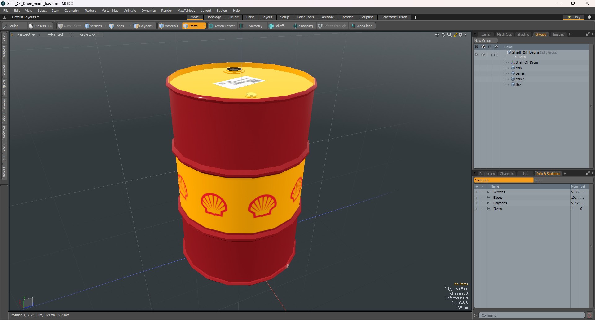 3D Shell Oil Drum - TurboSquid 2310844