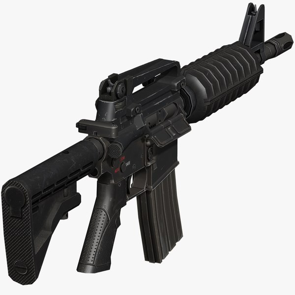 modelo 3d M4A1 - PBR Low Poly - TurboSquid 2038635