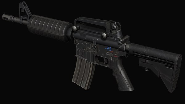 modelo 3d M4A1 - PBR Low Poly - TurboSquid 2038635