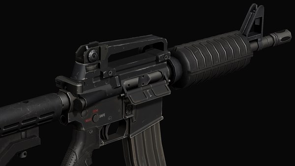 modelo 3d M4A1 - PBR Low Poly - TurboSquid 2038635