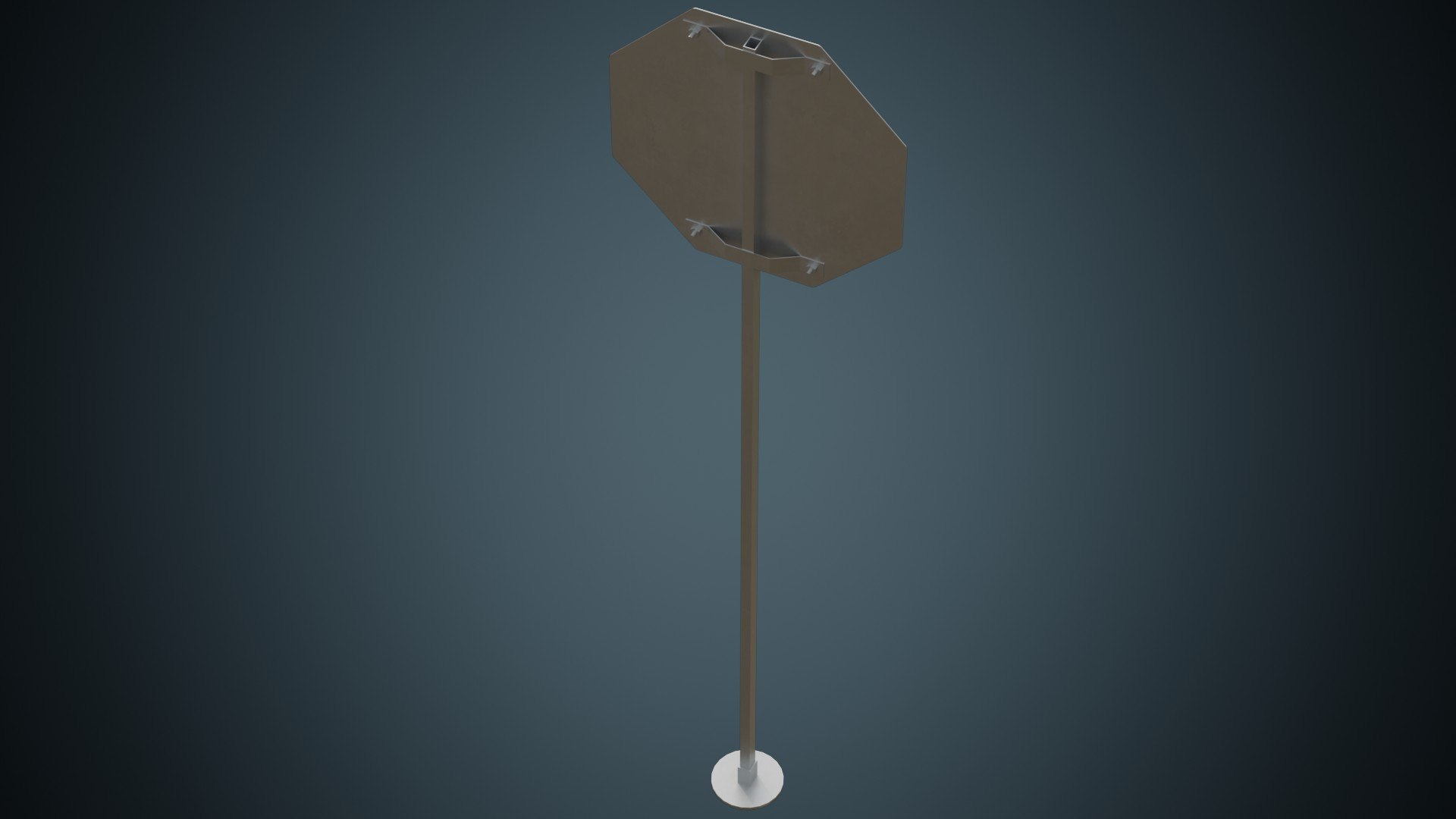 3D Stop Sign 1A model - TurboSquid 1738203
