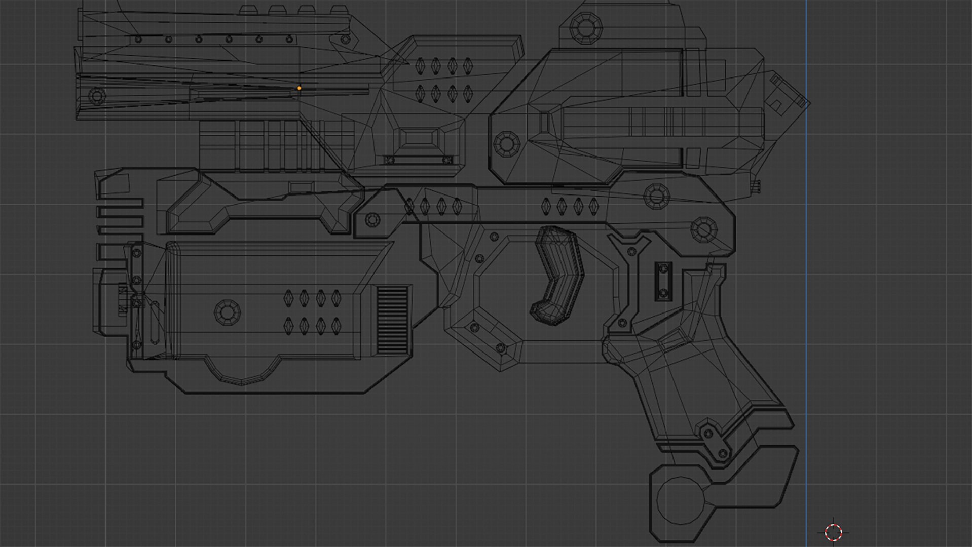 3D Sci-fi Pistol Model - TurboSquid 2149604